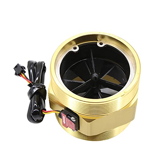 ROFEI 1/2" 3/4" 1" 3" Water Flow Sensor Brass 1.75MPa Sensor Turbine Flowmeter DC5~18V Used to Measure The Flow of The Medium (Size : 3/4")