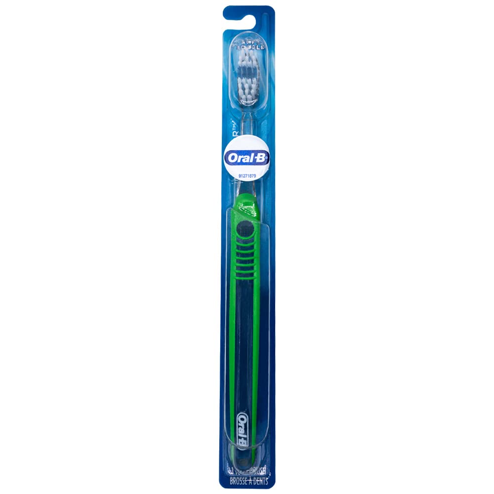 Oral-B Indicator Flat Trim Toothbrush, 30 Soft, (Colors Vary) - 1 Count