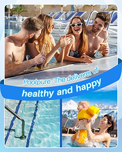 POOLPURE 4CH-926 Spa Filter Replaces PWW25L, Unicel 4CH-926, Waterway Teleweir 25, 25 sqft Hot Tub Filter Cartridge 1PACK