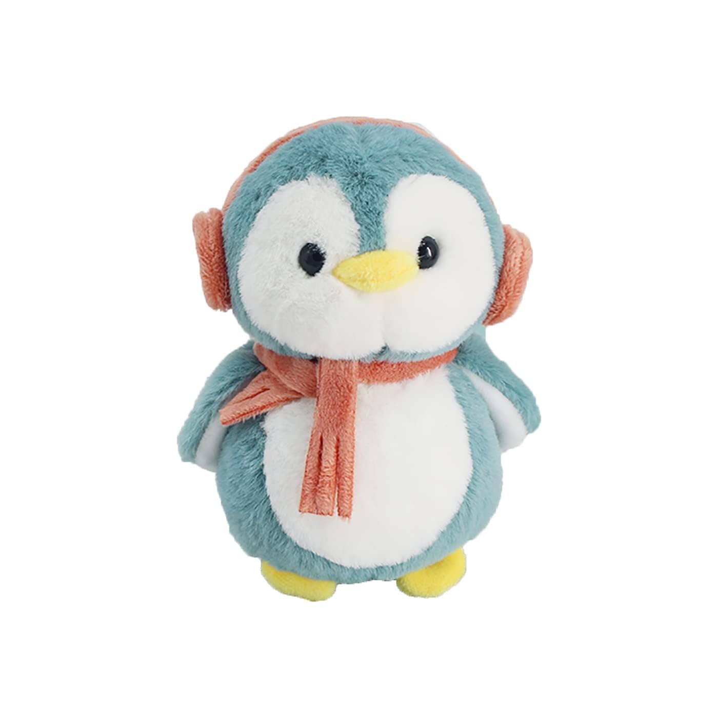 MONBASA Cute Penguin Plush Keychains, Kawaii Keychain Small Stuffed Animals,Cute Keychains for Backpacks,Penguin Stuffed Animal,Kawaii Animals, Frog Plush Toy.