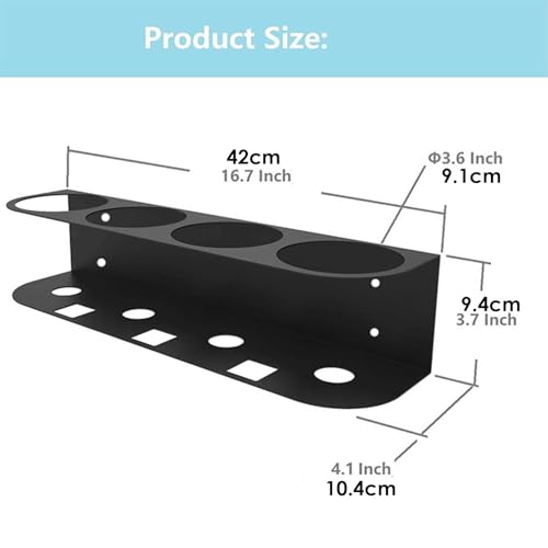 Spray Mount - Spray Bottle Holder | Wall Mounted Spray Bottle Holder | Heavy-Duty Steel Wall Holder | Bottle Rack For All-Purpose At Garage And Home Garage And Workshop Accessories