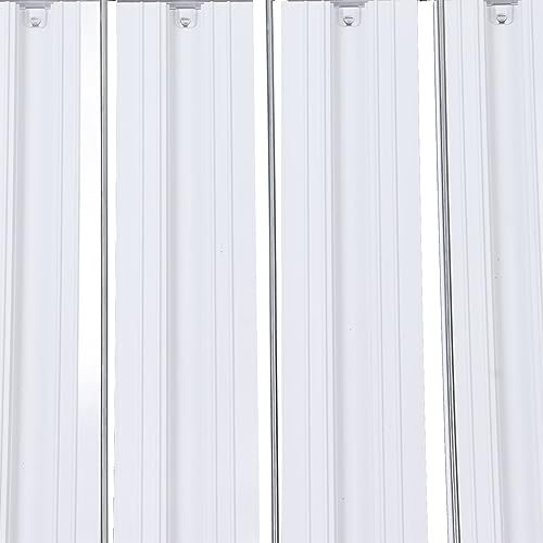Refrigerator Soda Can Organizer, Drink Automatic Pusher Glide ABS Width White for Supermarkets (38cm)