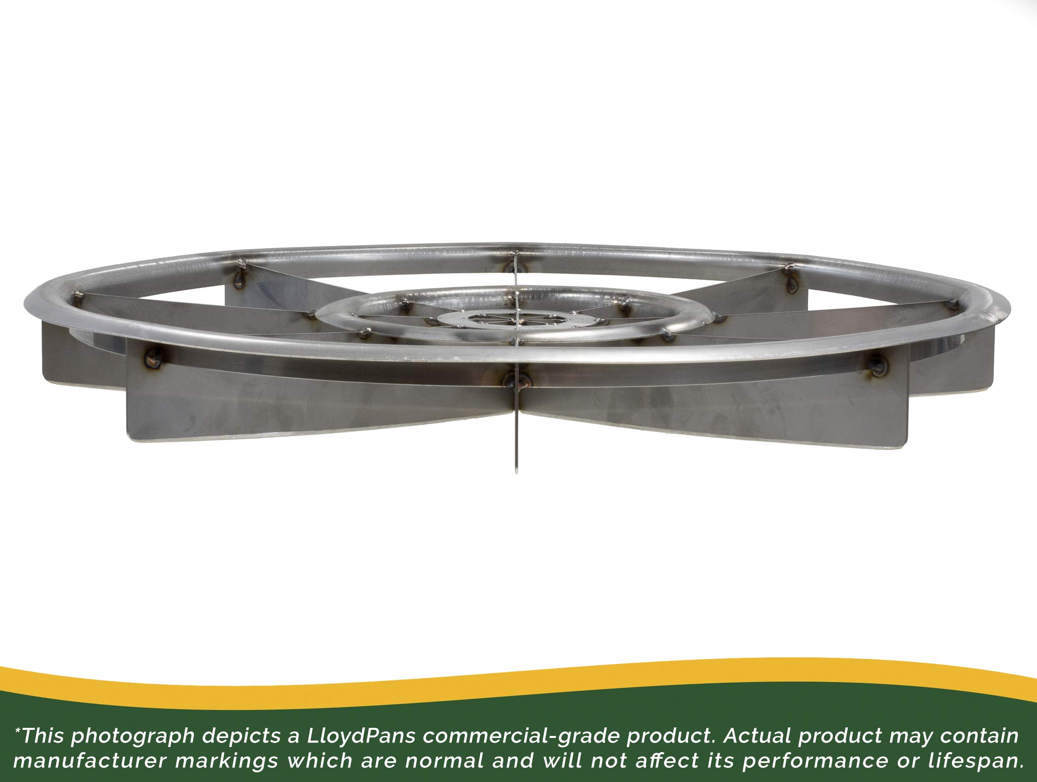LloydPans 16 inch 8-Slice Pizza Cutter The Equalizer Multi-Blade Rocker Knife *Made for commercial use not intended for home use *