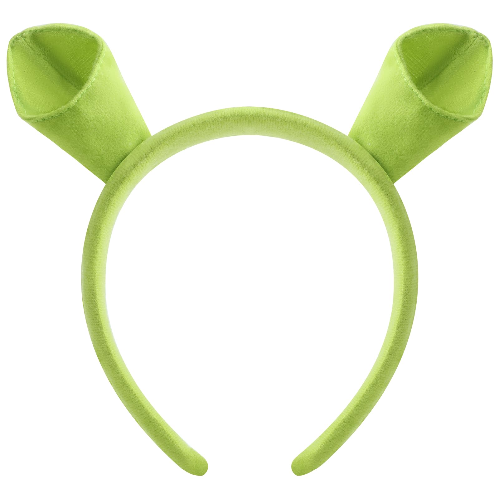 Pumnao Cute Headband,Headband with Ears,Alien Headband,Cute Decorative Hair Hoop,Dressing Up for Halloween, Parties, Birthdays, Cosplay, and Fun Hairstyles (Green Ear)