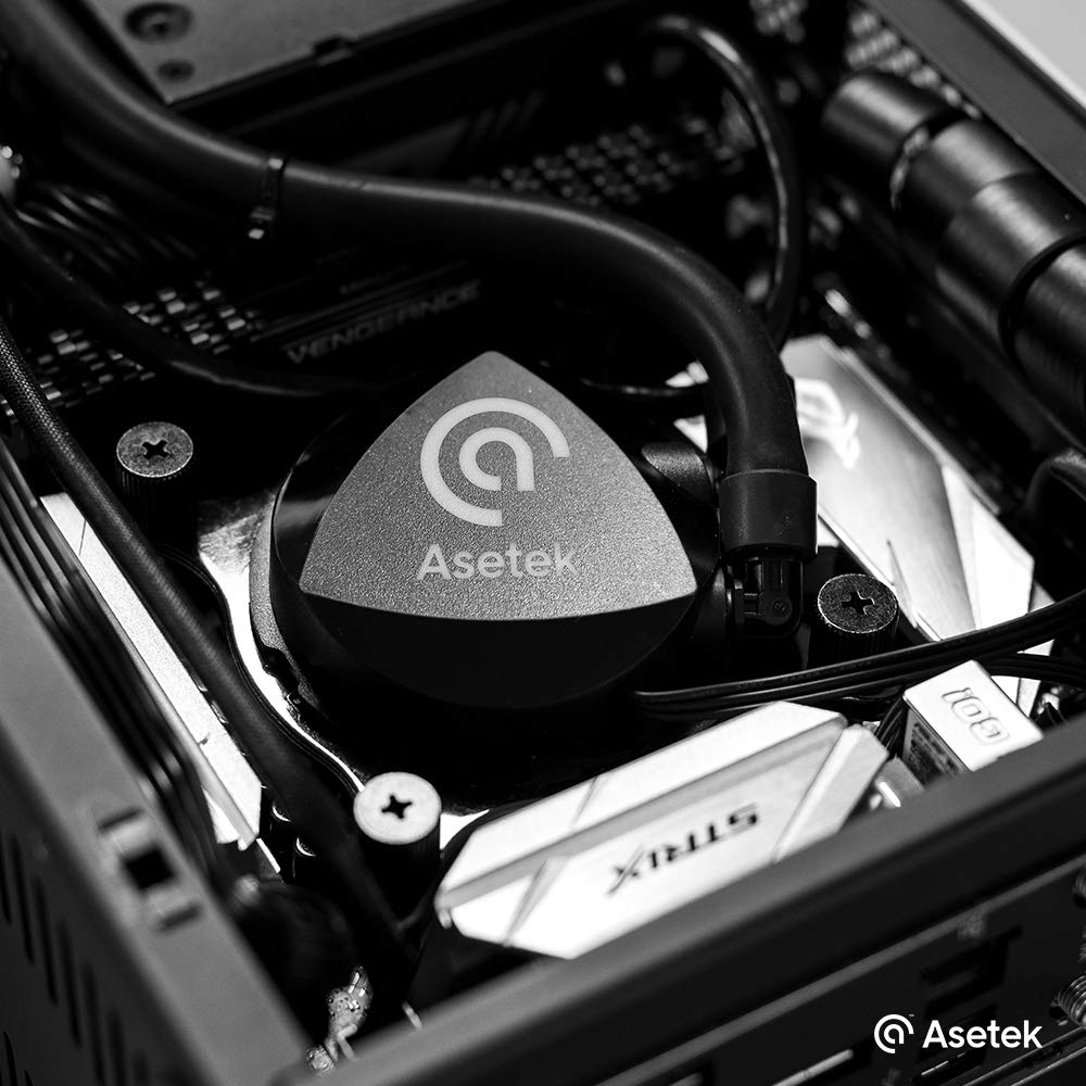 Premium AMD AM4/AM5 Retention Kit for Asetek-Based Liquid Coolers – Premium Kit with Sleek Finish Plus Easy Installation