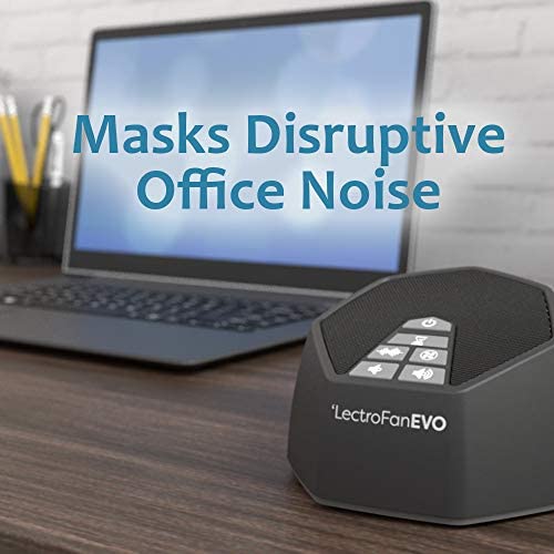 LectroFan EVO Guaranteed Non-Looping Sleep Sound Machine with 22 Unique Fan Sounds, White Noise Variations, and Ocean Sounds, with Sleep Timer