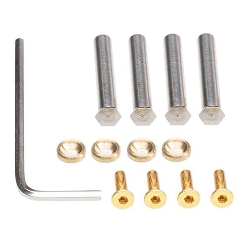 Ronyme 12Pcs Desktop Computer Cooling Fan Screws Nuts, Fixing Accessory Fasteners Long Screws