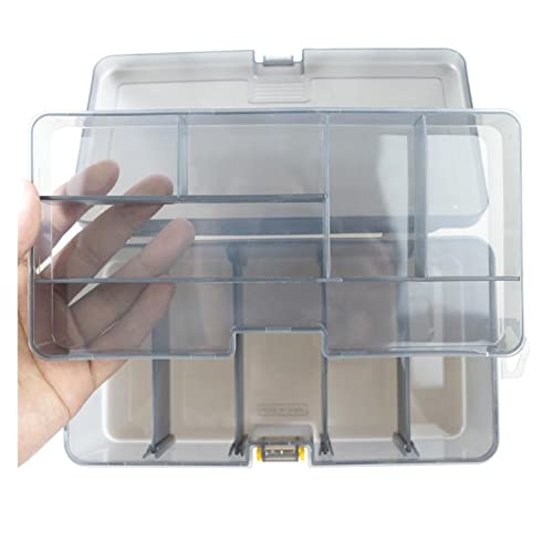 MEFESE Double Layer Fishing Tackle Box Accessories Lures Bait Storage Case Shrimp Boxes for Lure Cover Organizer Baits Container