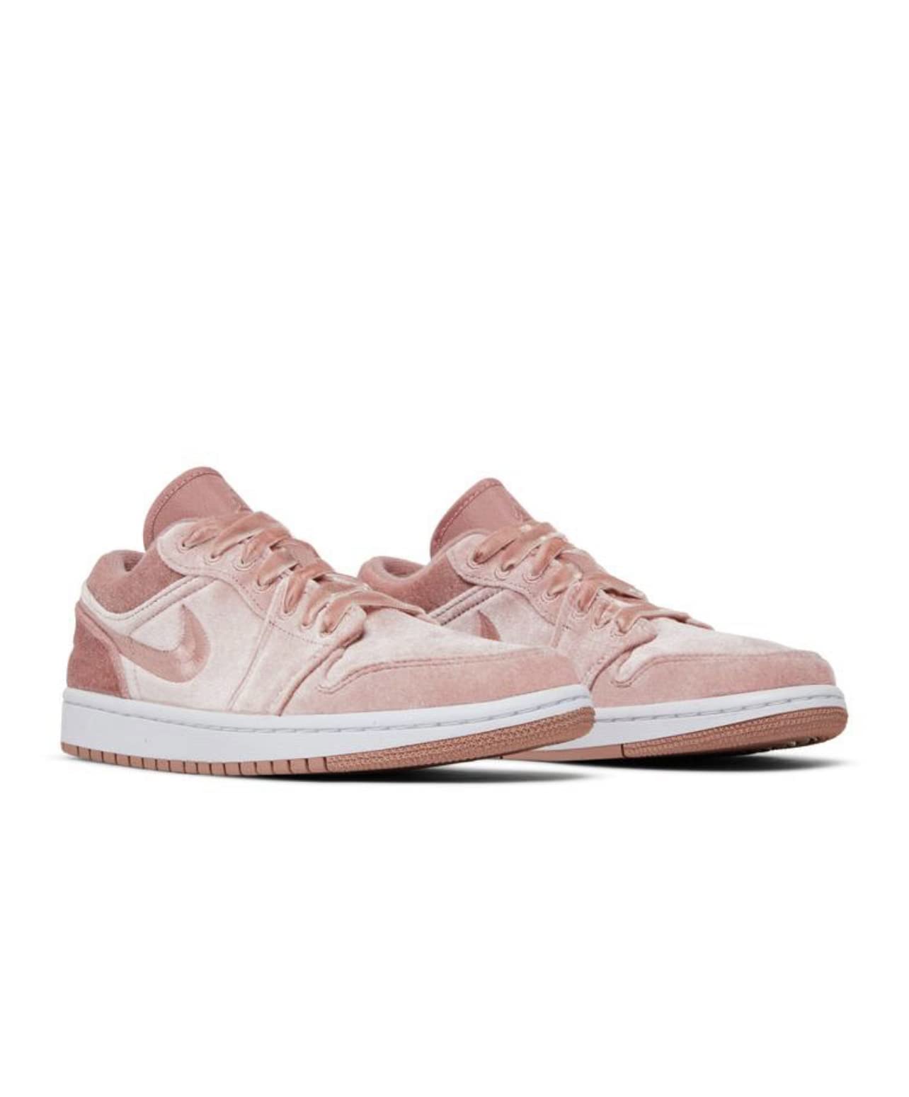 Jordan Womens WMNS Air 1 Low SE DQ8396 600 Pink Velvet - Size 9W