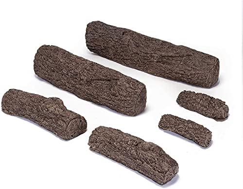 Peterson Real Fyre 18-inch Live Oak Log Set with Vented Burner and Gas Connection Kit. Match Lit (Natural Gas Only)