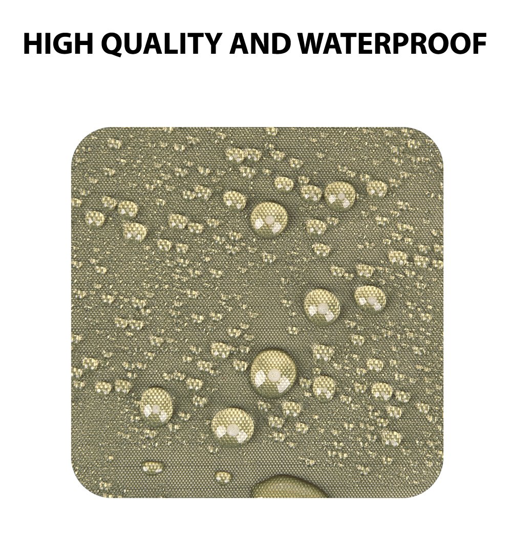 Gold Armour Rainfly Tarp Hammock, Premium 14.7ft/12ft/10ft/8ft Rain Fly Cover, Waterproof Ultralight Camping Shelter Canopy, Survival Equipment Gear Camping Tent Accessories (OD Green 12ft x 10ft)