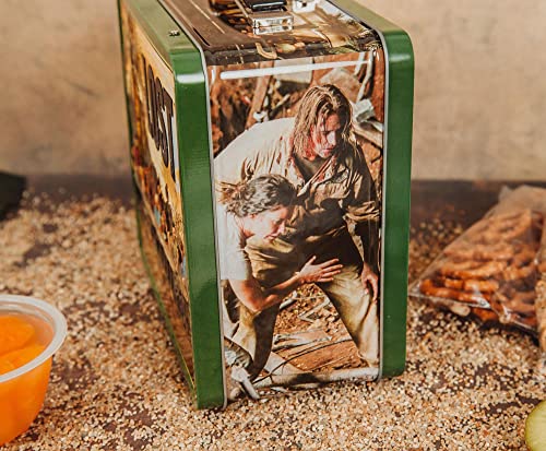 LOST Cast Metal Tin Lunch Box Tote | 8 x 7 x 4 Inches