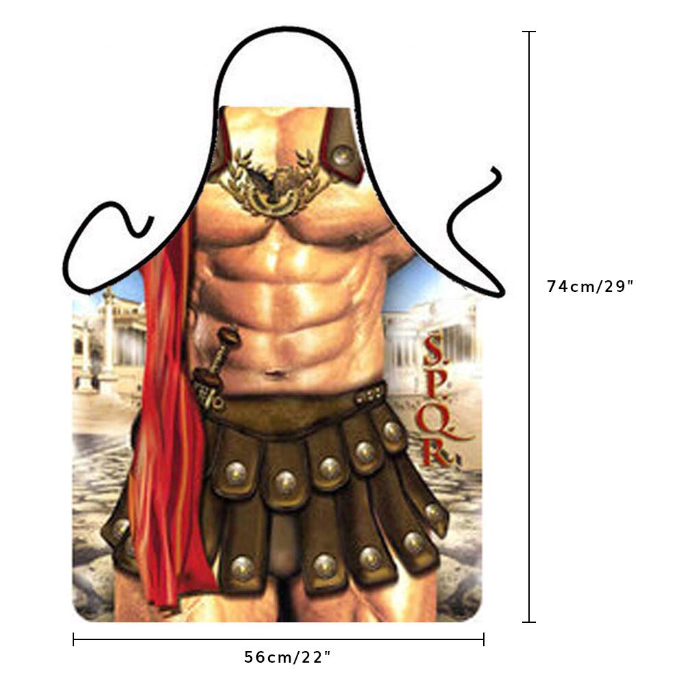 New Hot Man Kitchen Apron Men's Funny Kitchen Apron Creative Cooking Grilling Baking Aprons for Gifts