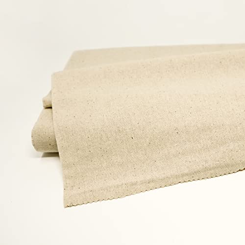 Roc-Lon 44/45" 100% Cotton Osnaburg Natural Perm Press, Cut by Yard, Off-White