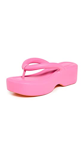 Melissa Women's Free Platform Flip Flop, Orange/Pink, 6 Medium US