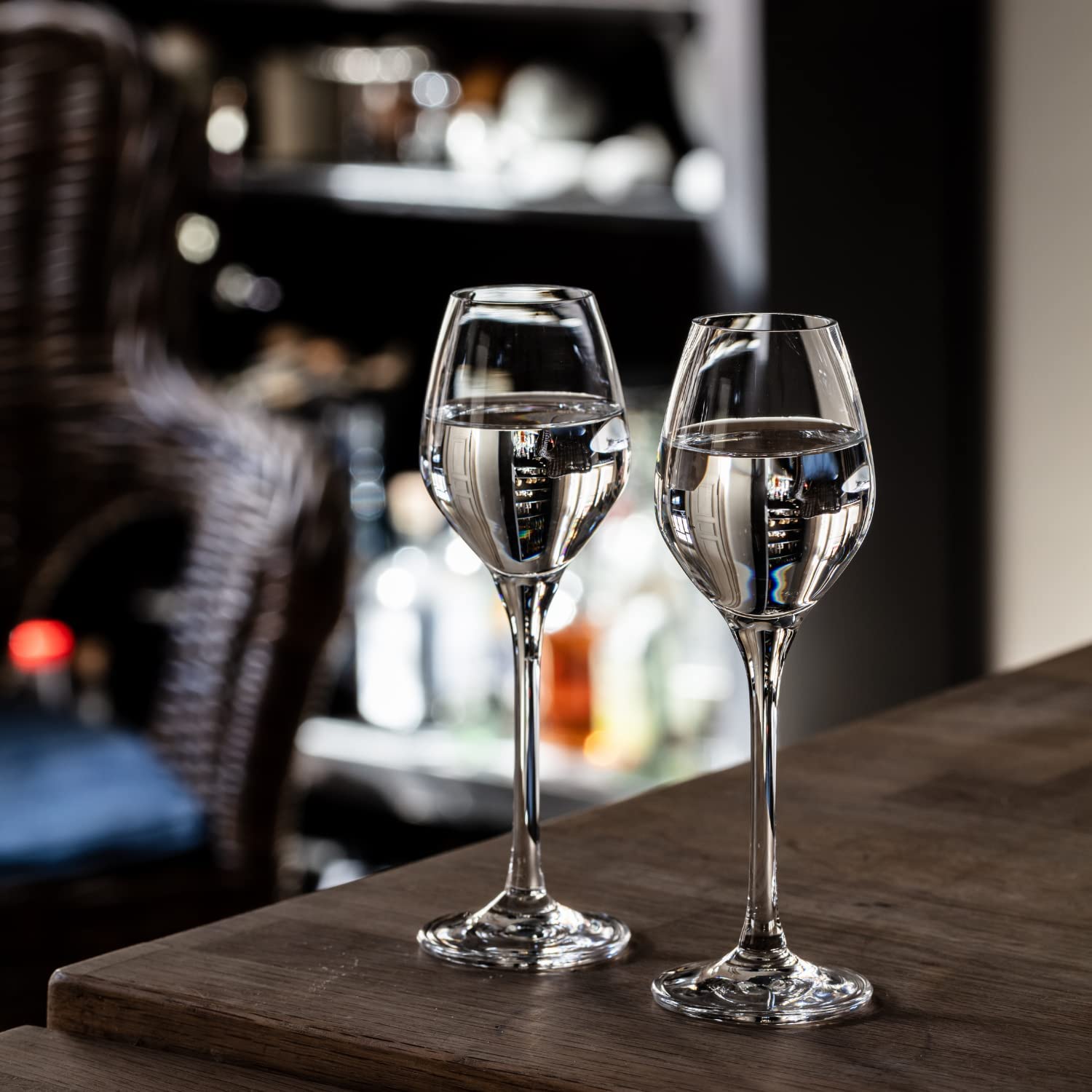 Krosno Liquor Glasses | Set of 6 | 2.03 oz | Splendour Collection | Ideal for Home, Restaurant, Events & Parties | Dishwasher Safe | Gift Idea | Made in Europe