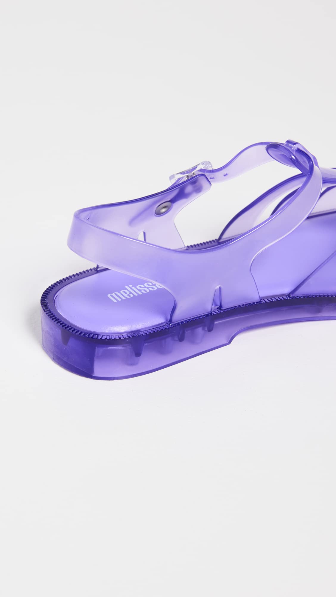 Melissa Women's The Real Jelly Possession Sandals, Lilac Clear, 8 Medium US