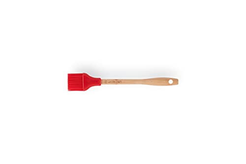 Le Creuset Silicone Pastry Brush, 6 3/4" x 1 1/8", Cerise