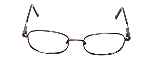 Reptile Skink Designer Reading Glasses in Gunmetal ; +1.75