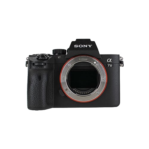 Sony a7 III Mirrorless Camera (ILCE7M3/B) + 64GB Memory Card + Bag + Card Reader + Flex Tripod + Hand Strap + Memory Wallet + Cap Keeper + Cleaning Kit (Renewed)