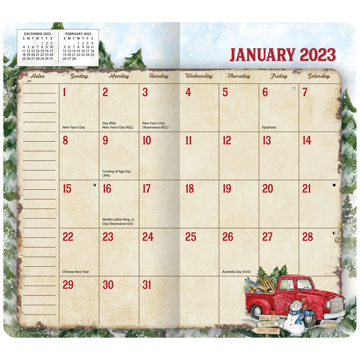 LANG TRUCKIN' ALONG 2023 TWO YEAR PLANNER (23991071110)