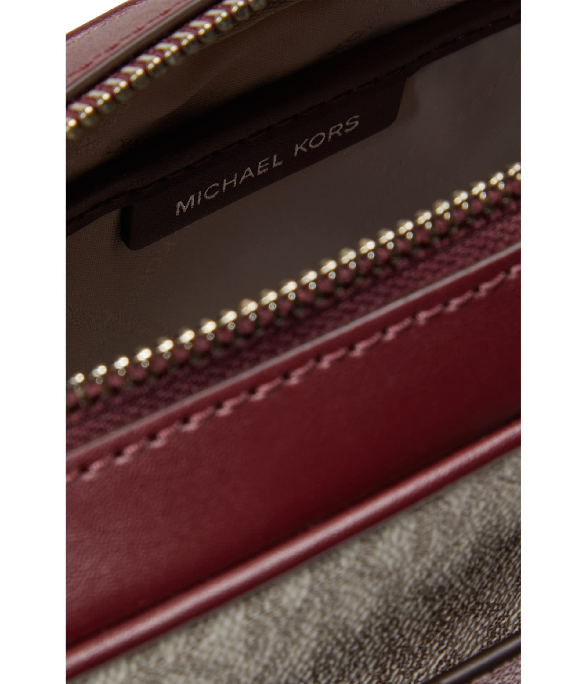 Michael Kors Jet Set Charm Large East/West Camera Crossbody Royal Pink Multi One Size