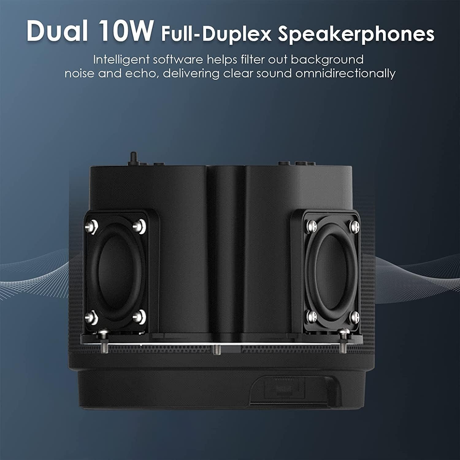 NexiGo Meeting 360 (Gen 2), 8K Captured AI-Powered Framing & Speaker Tracking, Plug & Play, 1080p HD 360-Degree Smart Video Conference Camera, 8 Noise-Cancelling Microphones
