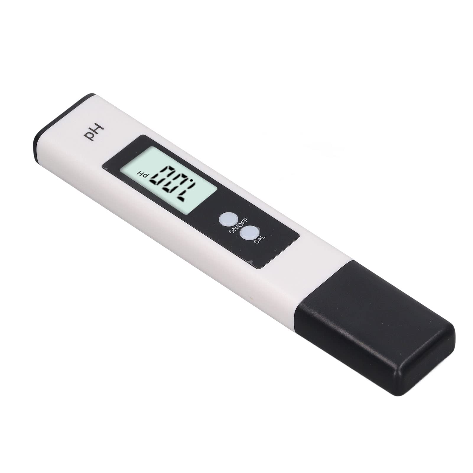 PH Tester, Quick Speed Automatic Recognition PH Detector White Backlit Display Resistance Precise Alloy Probe for Aquaculture