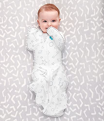 Love to Dream Swaddle UP Silky-Lux 1.0 TOG, Cream, Small, 8-13 lbs., Super Soft and Luxurious 100% Viscose, Allow Baby to Sleep in Their Preferred Arms Up Position, Snug Fit Calms Startle Reflex