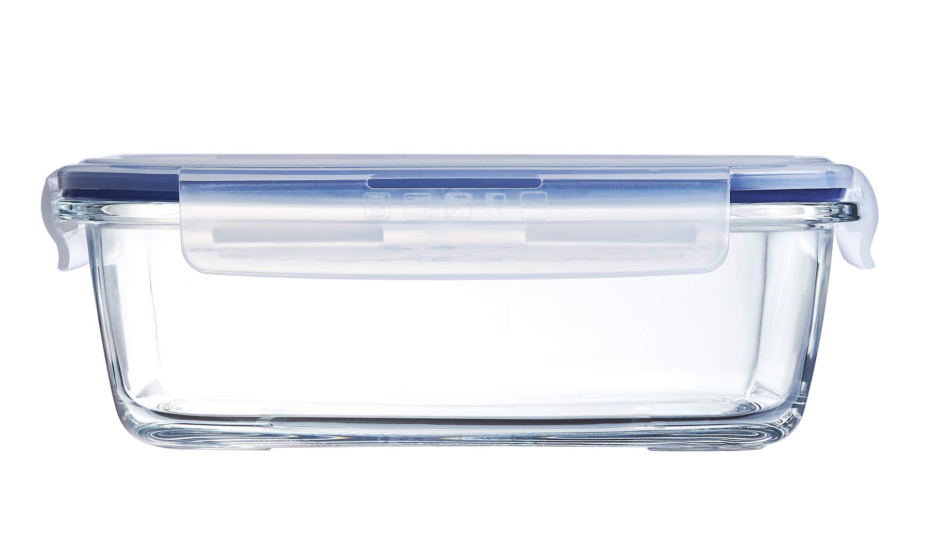 Luminarc Pure Box Active Food Rectangle 5.1 Cup, Storage Container Set, 6 Piece, Clear