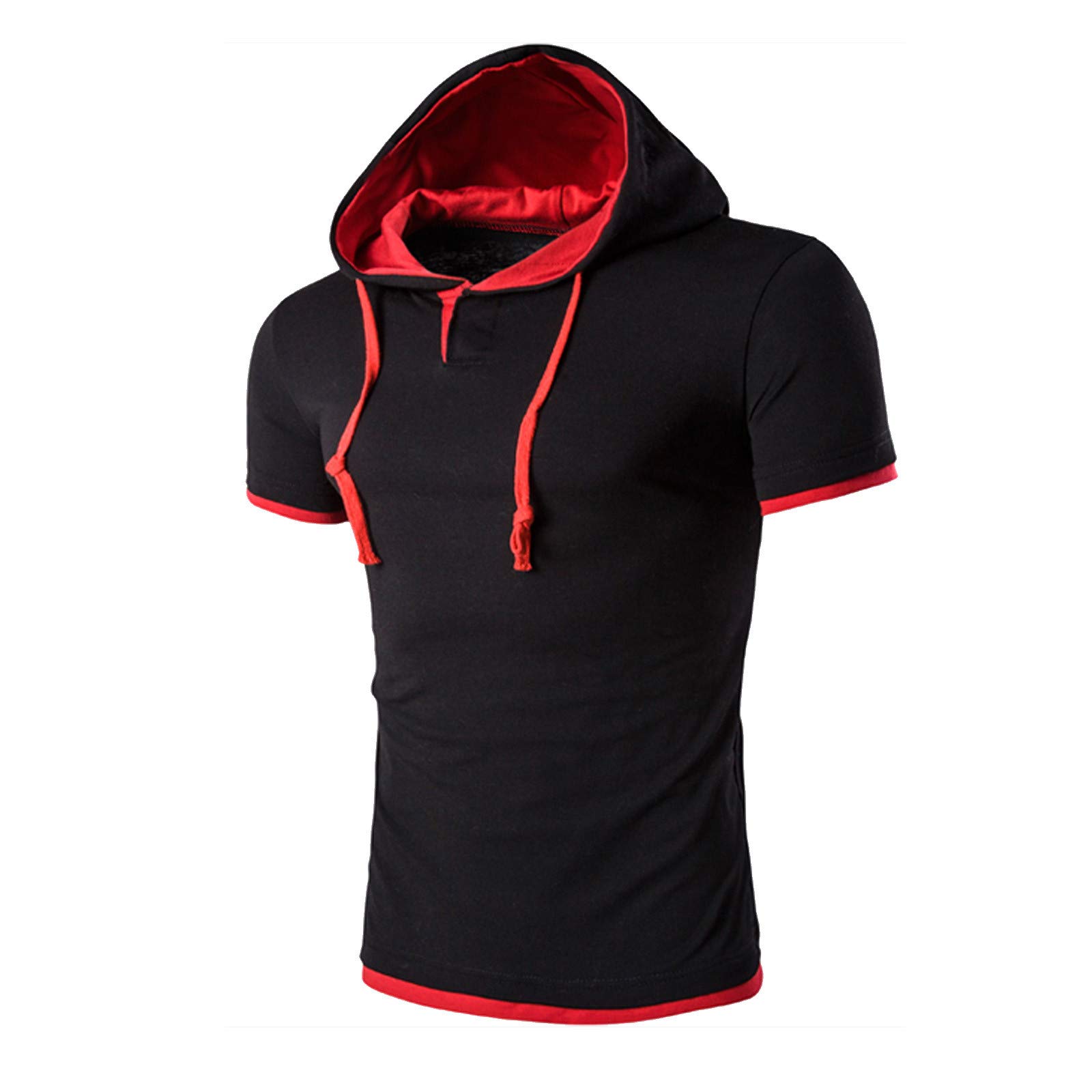 Men's T Shirt Mens Slim Fit Dress Shirt Non Iron Red
