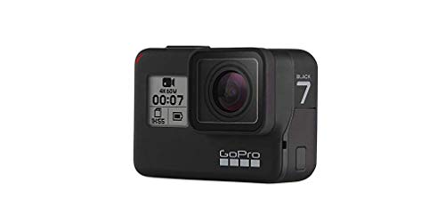 GoPro HERO7 Black Waterproof Digital Action Camera with Touch Screen 4K HD Video 12MP Photos Live Streaming Stabilization (Renewed)