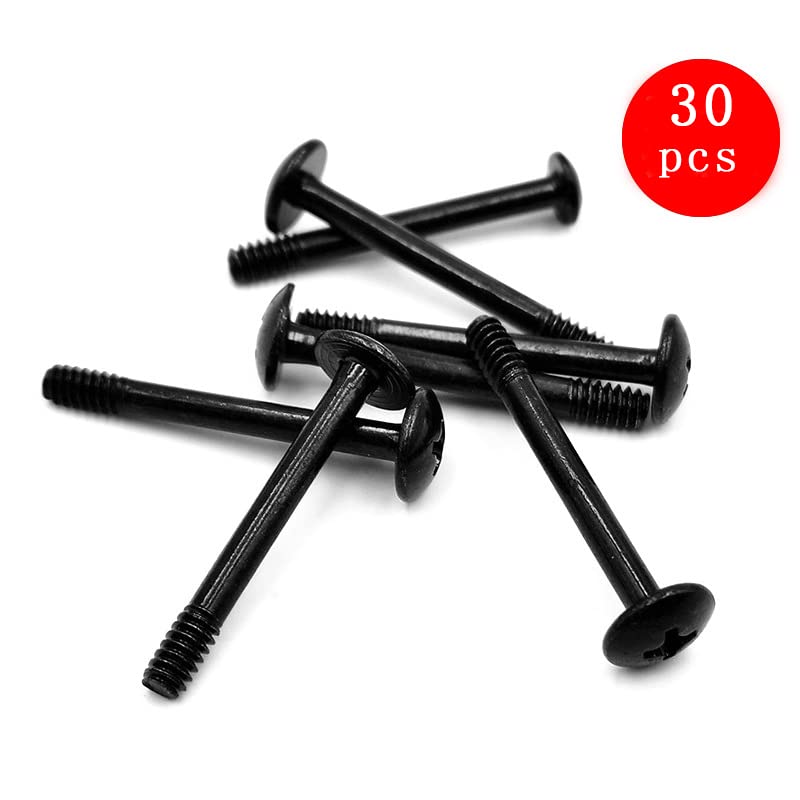 Reducing Vibration Screws fit for Internal Fans & Cooling Components 1.18in PC Fan Screws PC Case Screws 30pcs