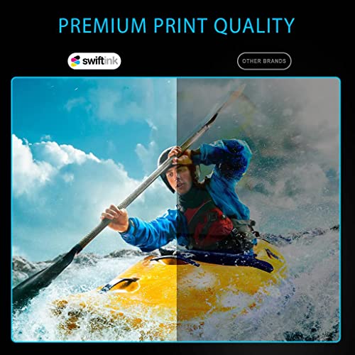 Swift Ink Remanufactured for HP 15 Ink Cartridge Replacement (HP C6615DN)