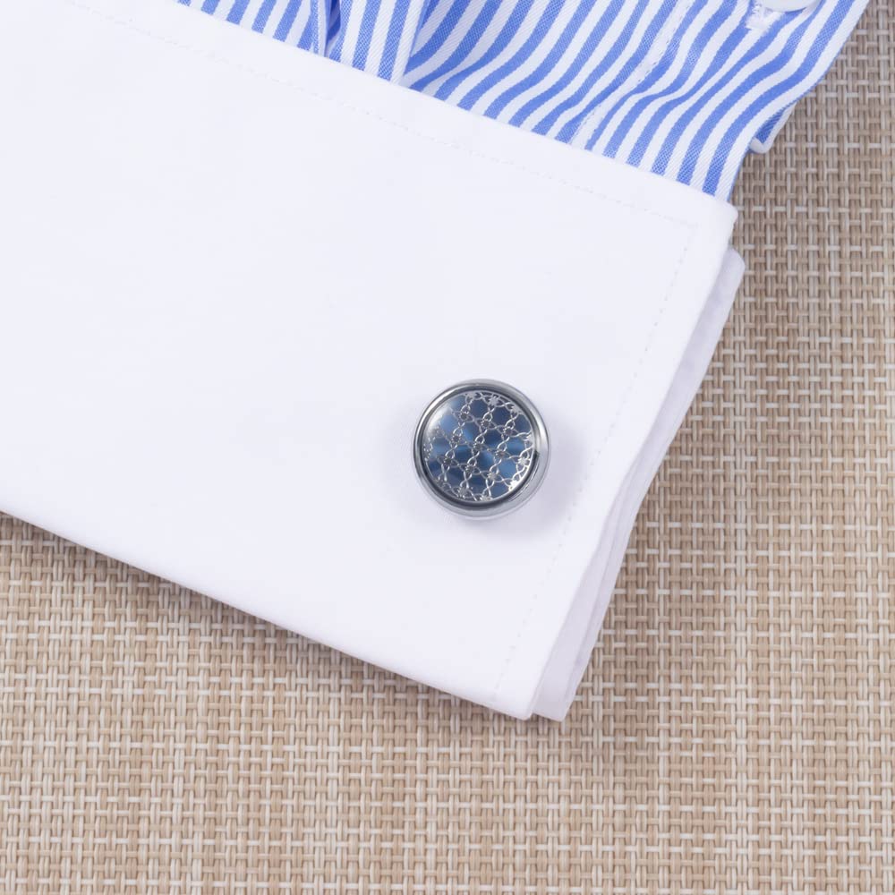 Men's Tie Clip Cufflinks Set Placket Button Set Dress French Shirt Cufflinks