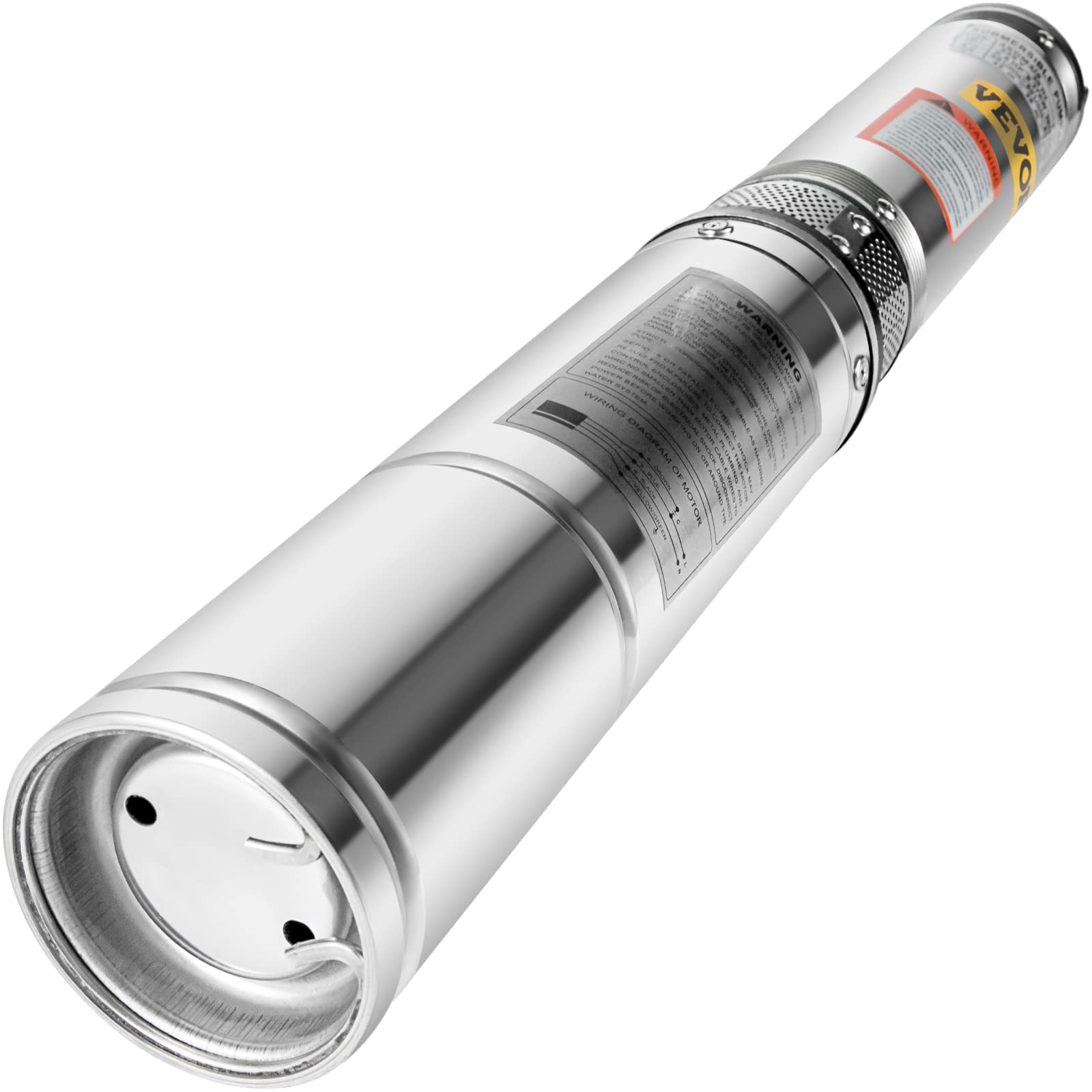 Happybuy Stainless Steel 150ft 25GPM Submersible Deep Well Pump for Industrial and Home Use, (1/2 HP 220V)