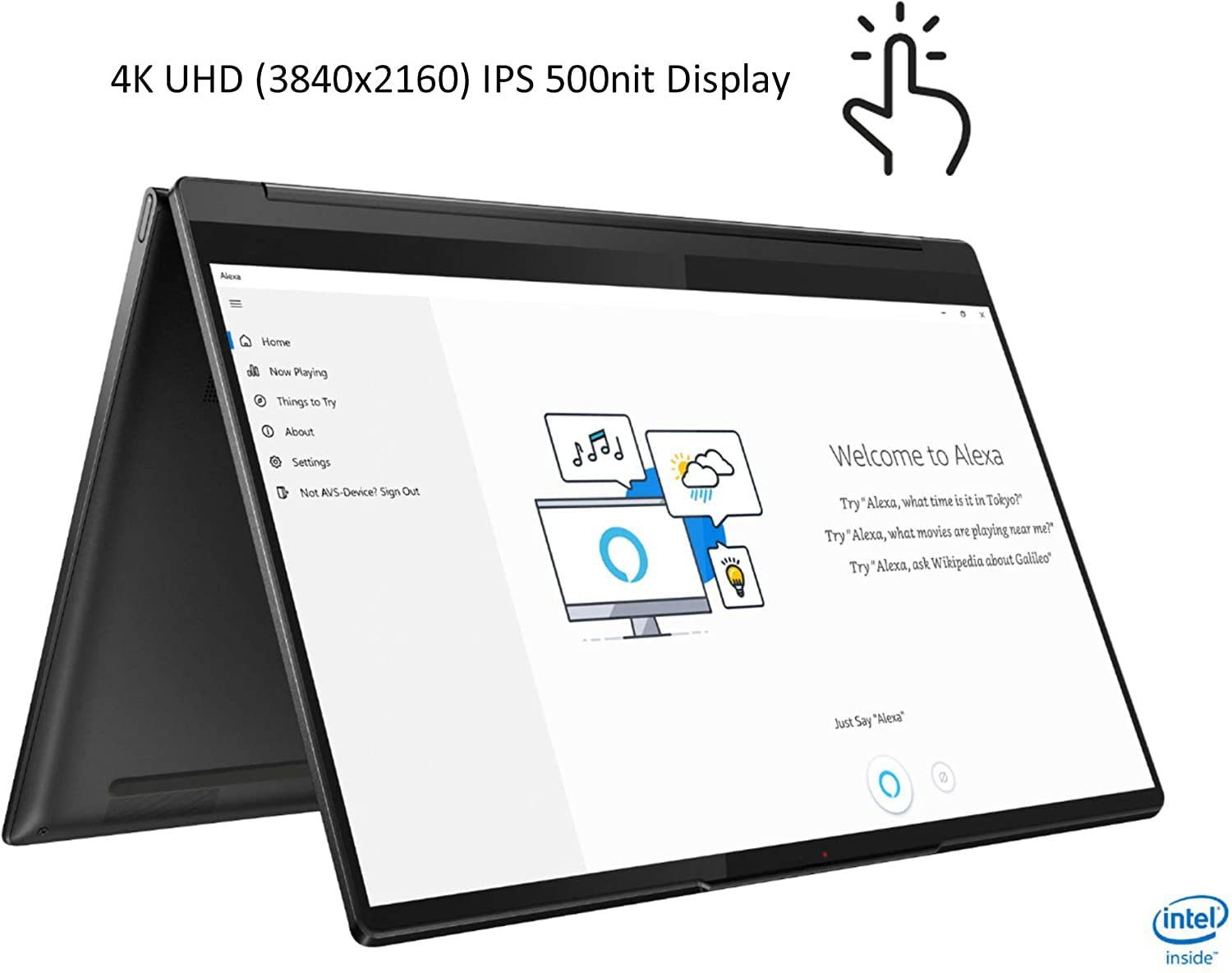 Lenovo Yoga 9i 2-in-1 Laptop, 14" 4K UHD (3840x2160) IPS 500nits HDR Touch Display, Intel Evo i7-1185G7, Intel Iris Xe Graphics, Thunderbolt 4, Fingerprint, Wi-Fi 6, Pen (16GB RAM | 1TB PCIe SSD)