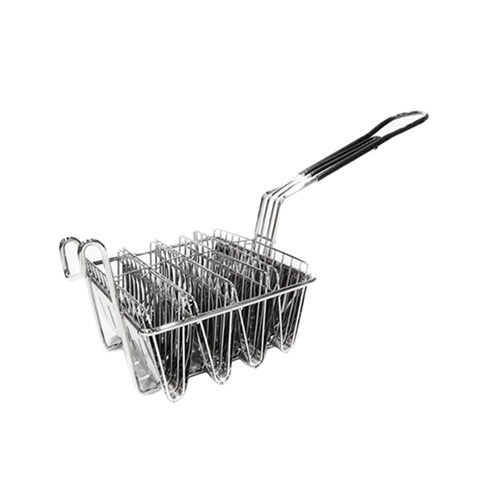 LOVIVER Taco Deep Shell Fryer Basket Taco Holder Basket with Grip Handle, Practical, 4/6 Shells Optional - 4 Shells