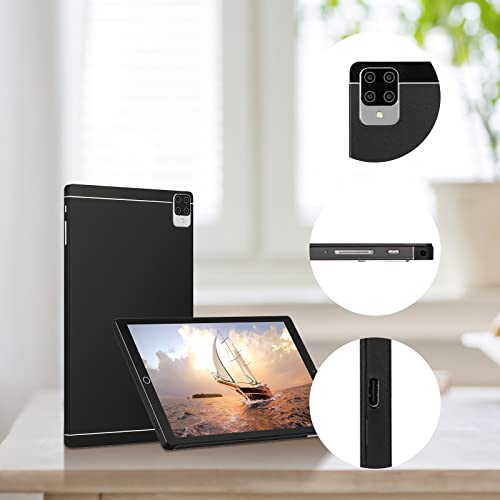 New Metal 10.1 Inch Four Camera HD Tablet WiFi Bluetooth Android Voice Call Game Tablet Supports SIM Communication Function, Front and Rear Dual Cameras