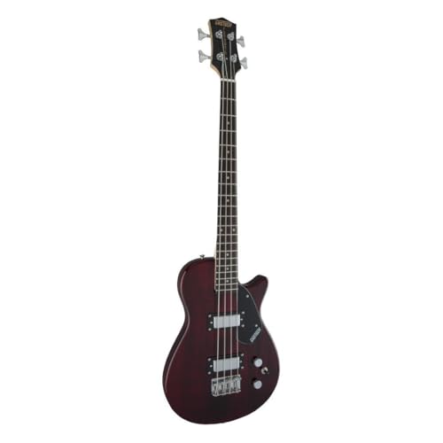 Gretsch G2220 Electromatic Junior Jet Bass II Short-Scale 4-String Right-Handed Guitar with Basswood Body (Walnut Stain)