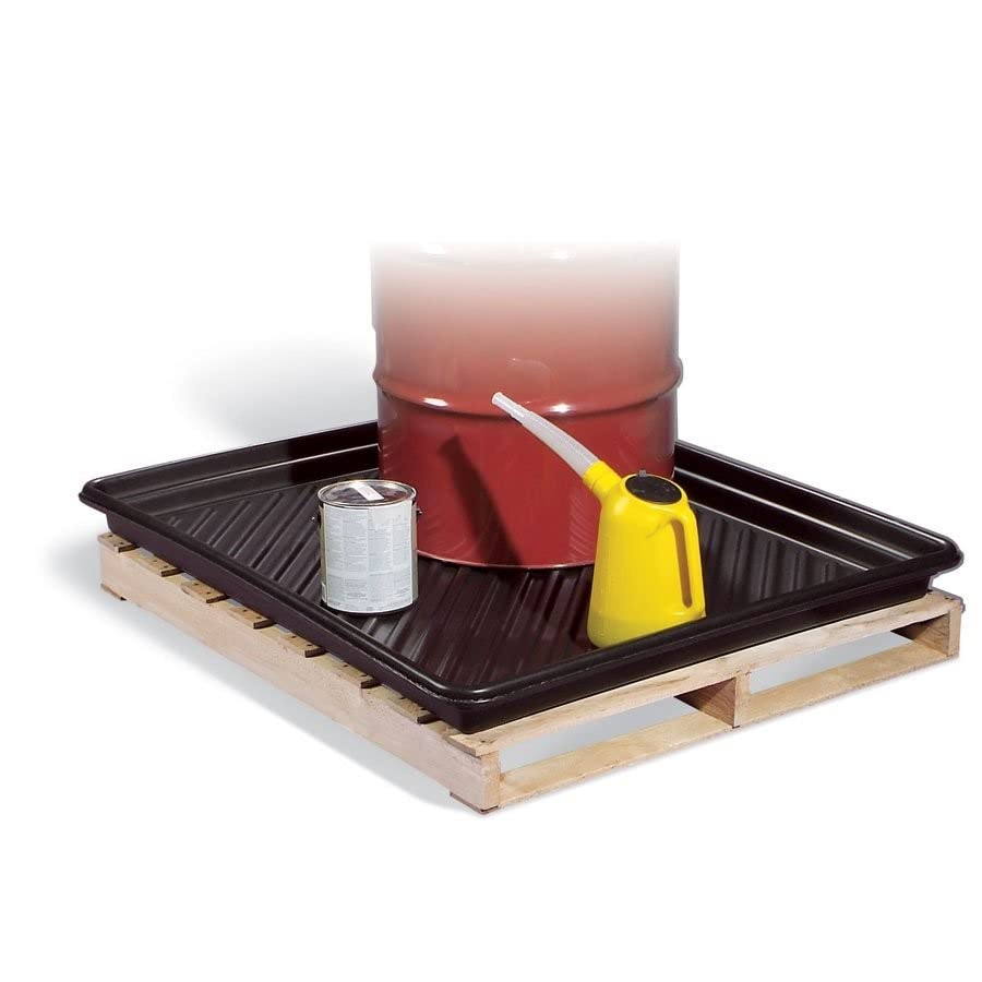 New Pig Utility Pallet Tray - 51.38" L x 43.58" W x 4" H Utility Tray - 28.89 gal. Sump Capacity - PMB30572
