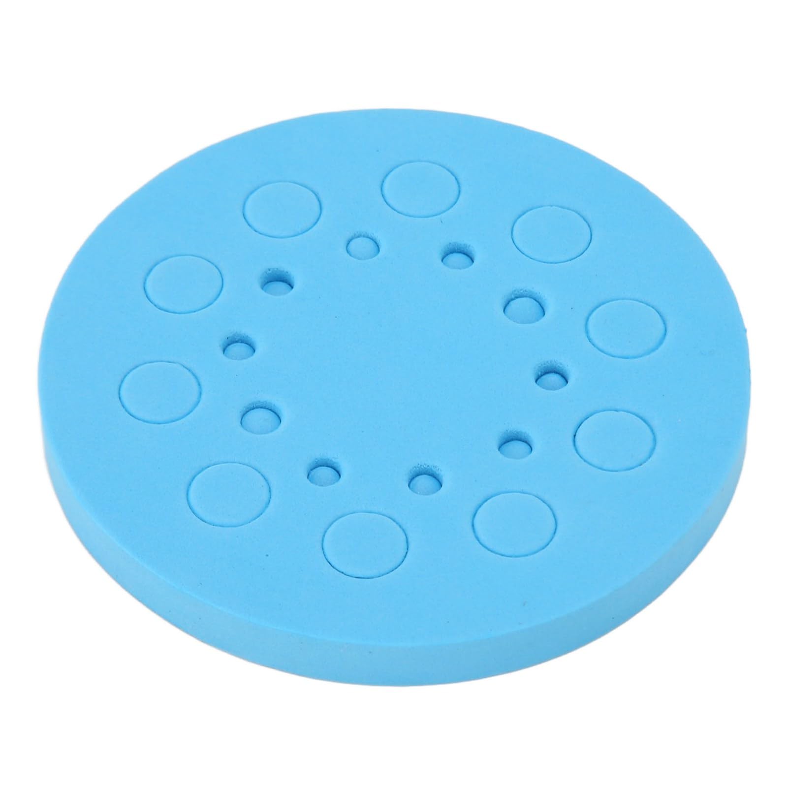 Round Foam Test Tube Rack Floating Centrifuge Tube Holder Water Bath School Laboratory (Blue 20 Holes)