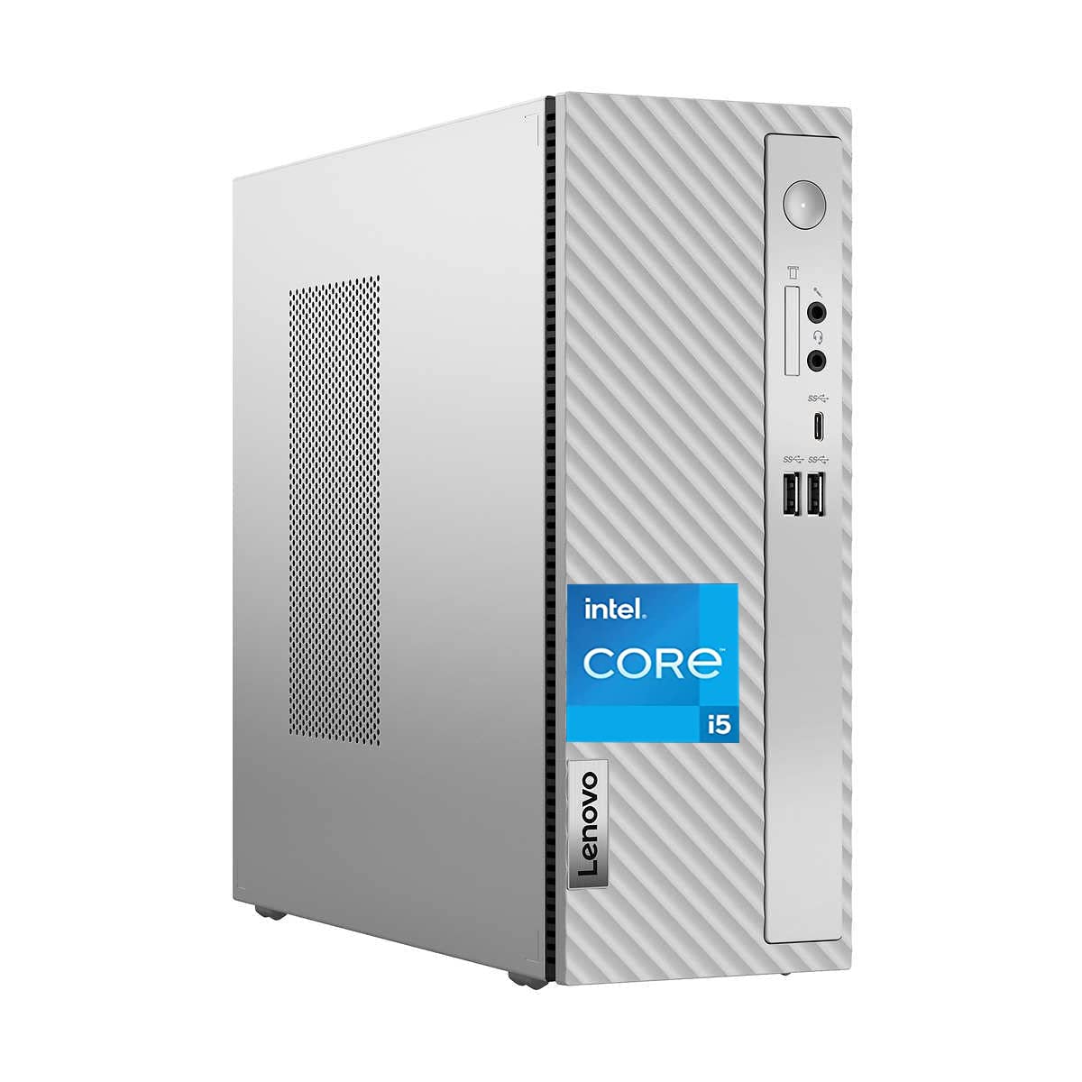 Lenovo 2022 Newest IdeaCentre 3 Desktop PC, 12th Gen Intel Core i5-12400 Processor, 16GB RAM, 512GB SSD, Wi-Fi 6, Wired Keyboard & Wired Mouse, Windows 11 Home, Bundle with JAWFOAL