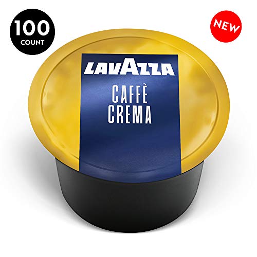 Lavazza Blue Single Espresso Caffe Crema Coffee Capsules, Value Pack, Blended and roasted in Italy, Sweet blend from its aromatic notes of biscuits and jasmine,100% Arabica, 100 Count