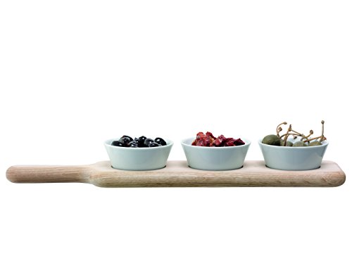 LSA PX04 Paddle Bowl Set & Oak Paddle L15.75in W3.5in
