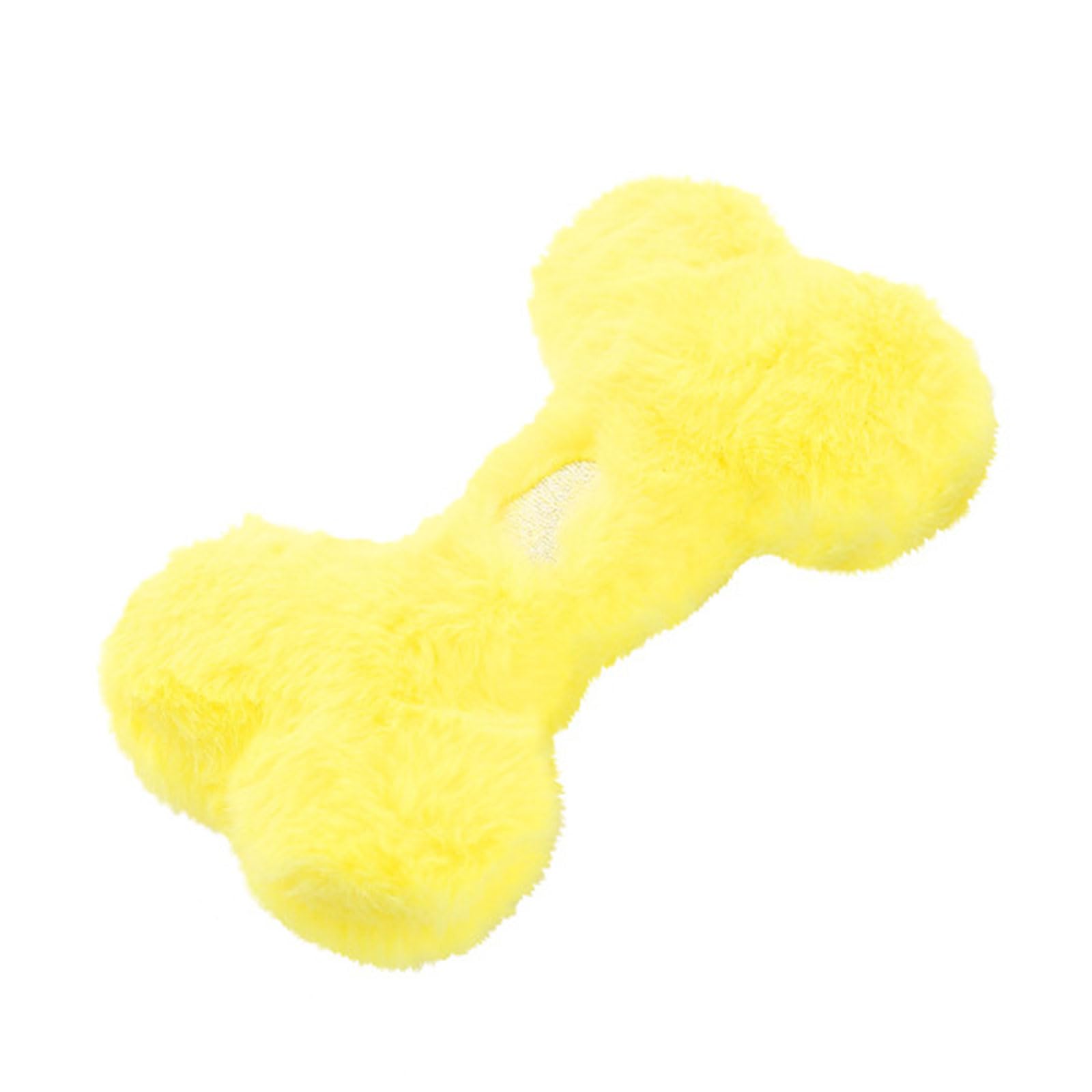 ROYALEAD Pet Dogs Chewing Toy for Small Dogs Plush Bone Toy 3PCS Interaction Pet Teething Toy Aggressive Chewer Toy Dog Favor