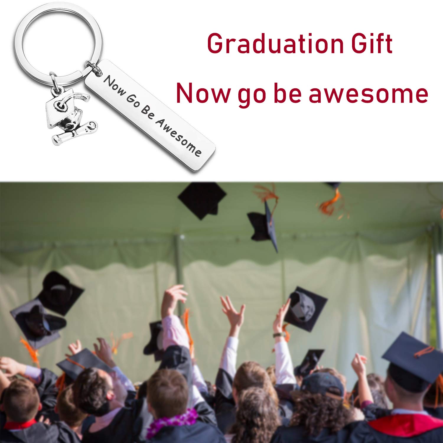 Graduation Gift Now Go Be Awesome GIft for Graduate High School/Senior/University/College Graduation Congratulations Gift (Now go be awesome)