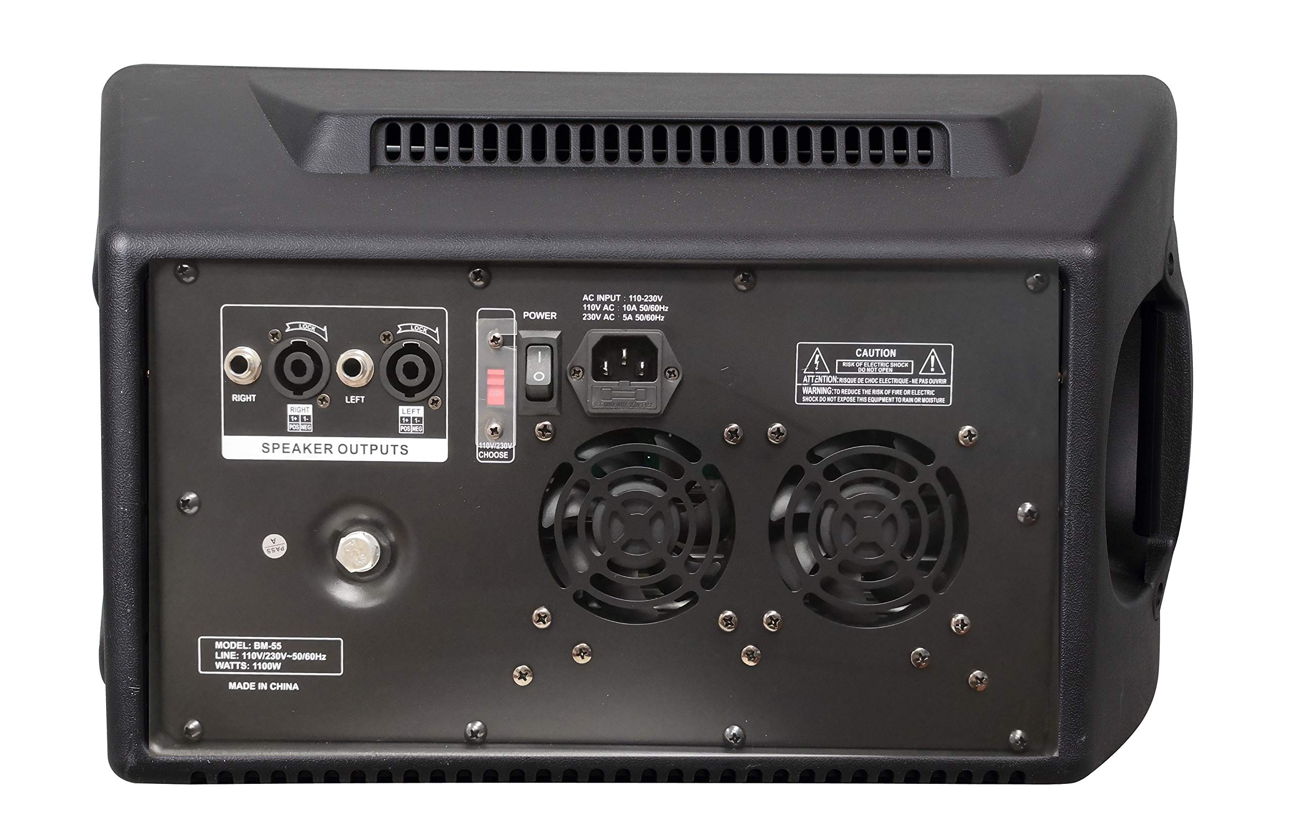 GTD Audio 8 Channel Professional Audio Powered Mixer Power Amp DJ Amplifier, USB, EQ, Effect