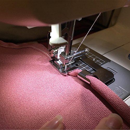 YEQIN 3 Piece Rolled Hem Presser Foot Set Wide Hemmer Foot Set Includes 1/2β, 3/4" and 1β Presser Feet Compatible with Singer, Brother, Babylock, Euro-Pro, Janome and More Low Shank Sewing Machine