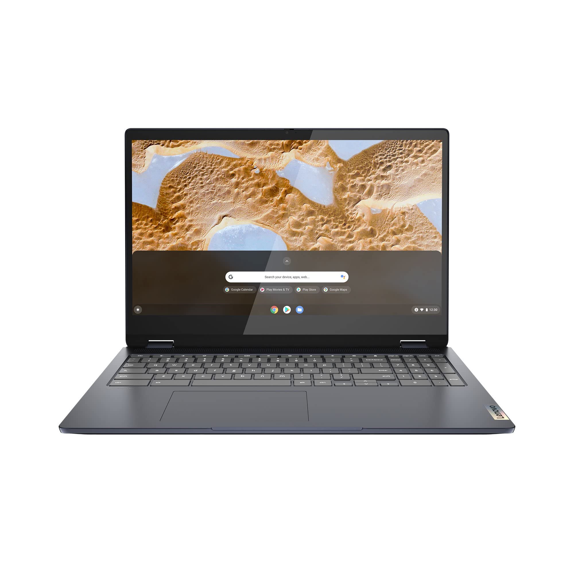 Lenovo Chromebook Flex 3 15.6in Touch Full HD 2-in-1 Convertible Laptop in Abyss Blue Intel Quad Core Processor up to 3.3Ghz 128GB eMMC 8GB DDR4 WiFi BT Webcam HDMI (Flex3-Renewed)